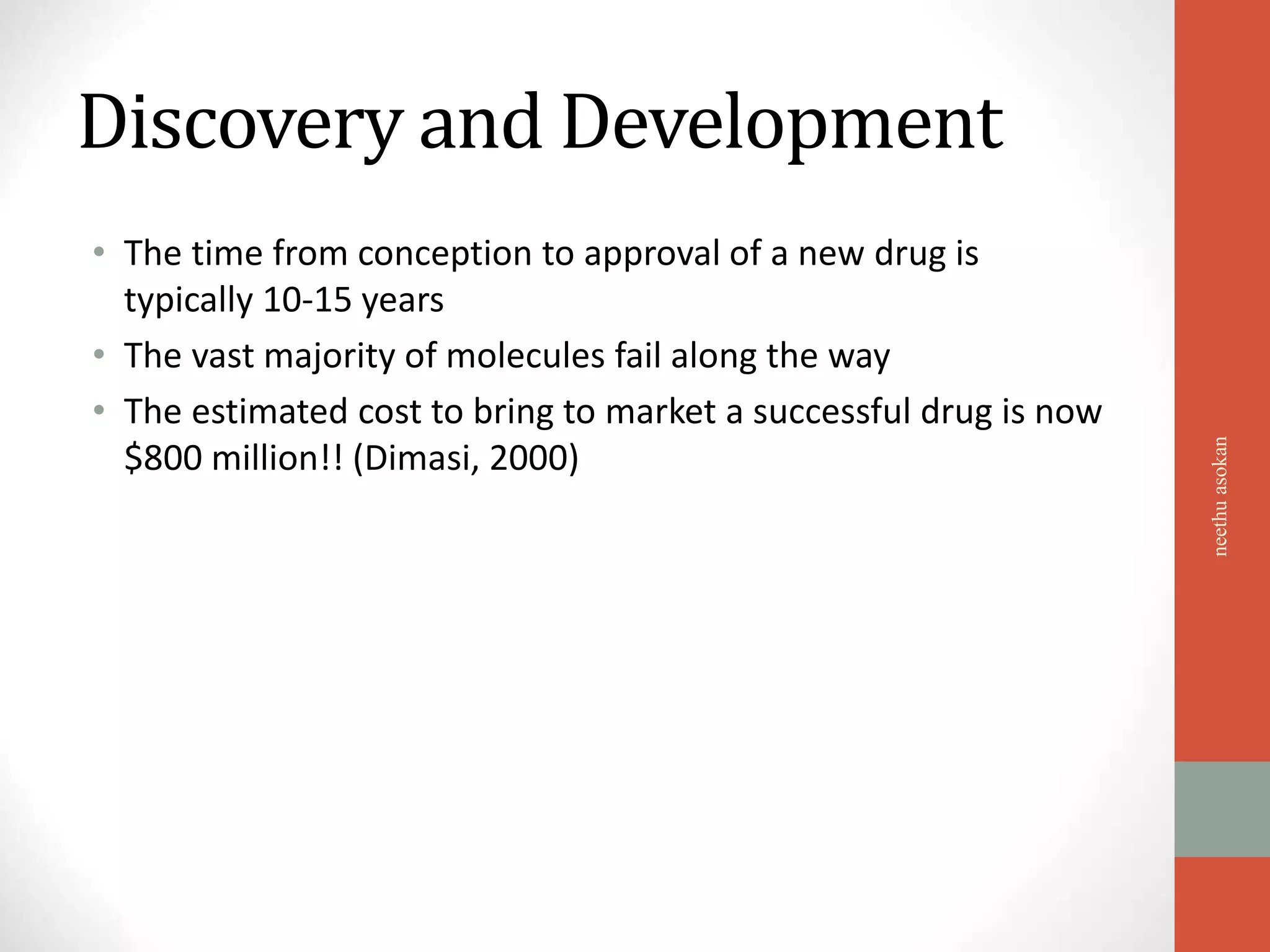 Drug design and discovery ppt | PPT