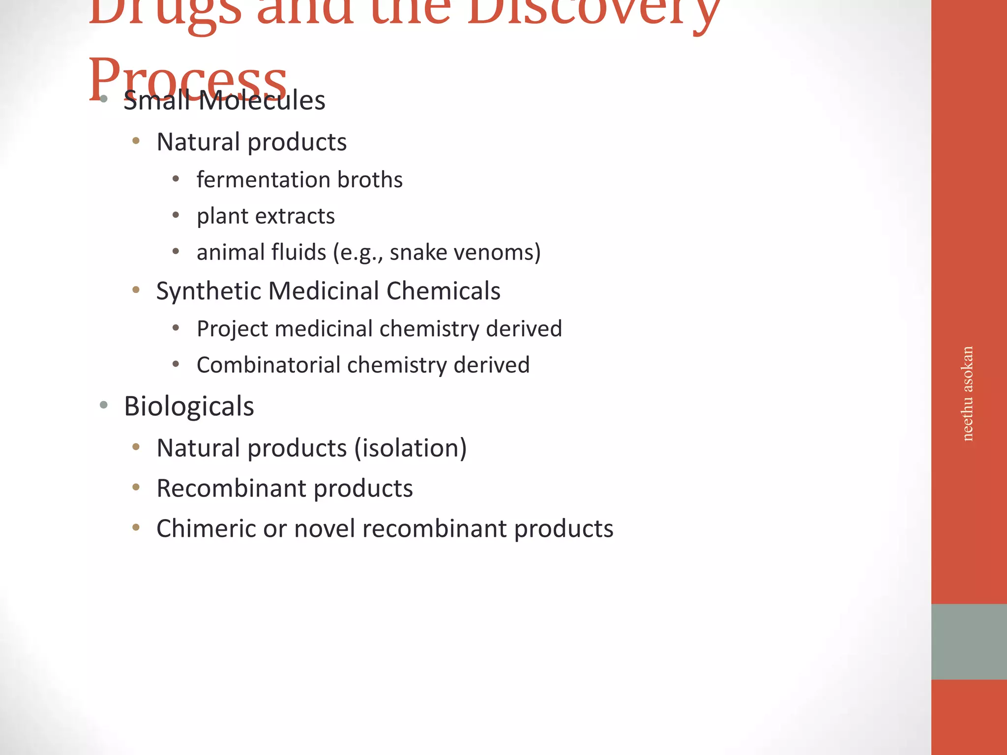 Drug design and discovery ppt | PPT