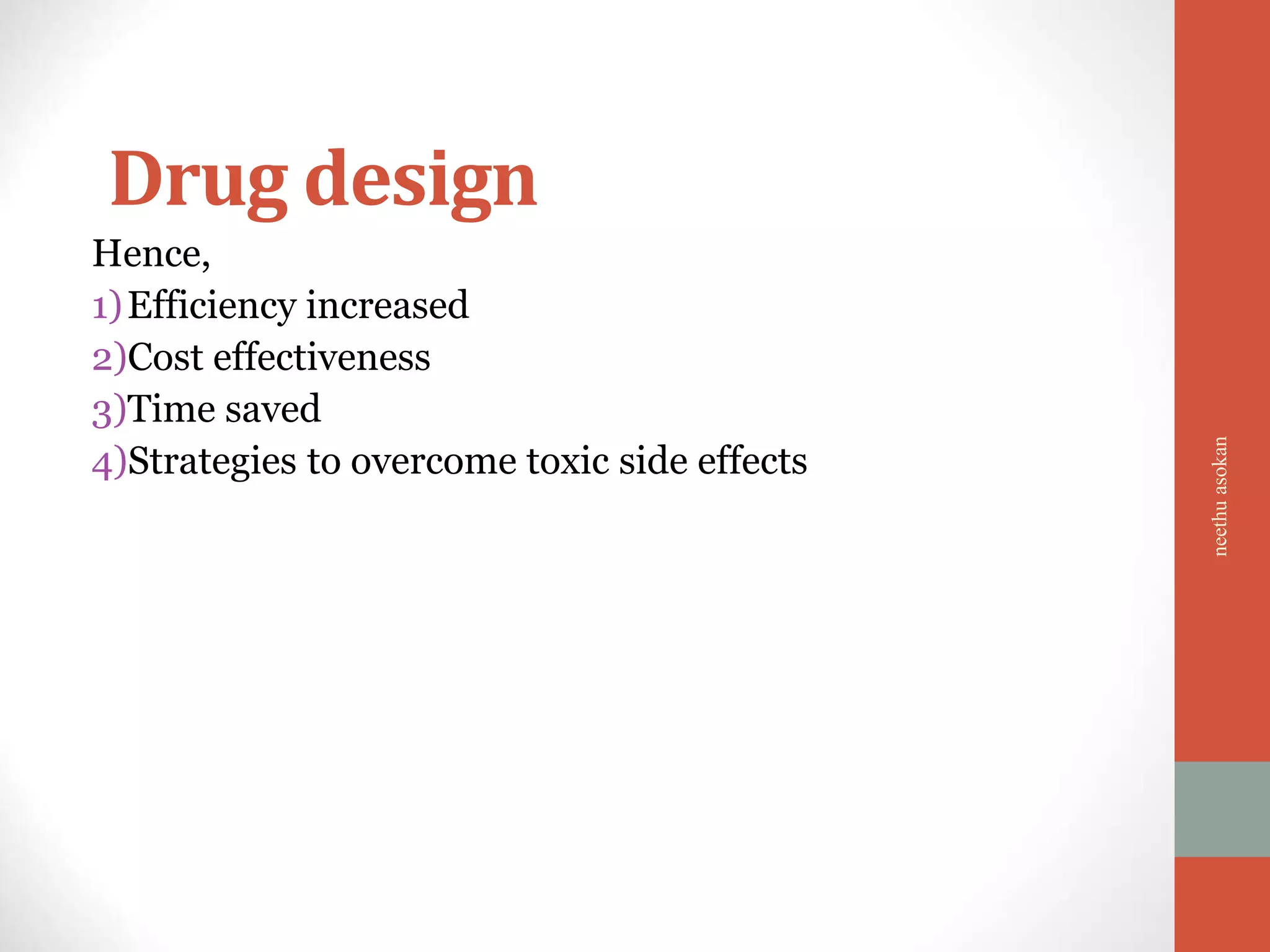 Drug design and discovery ppt | PPT