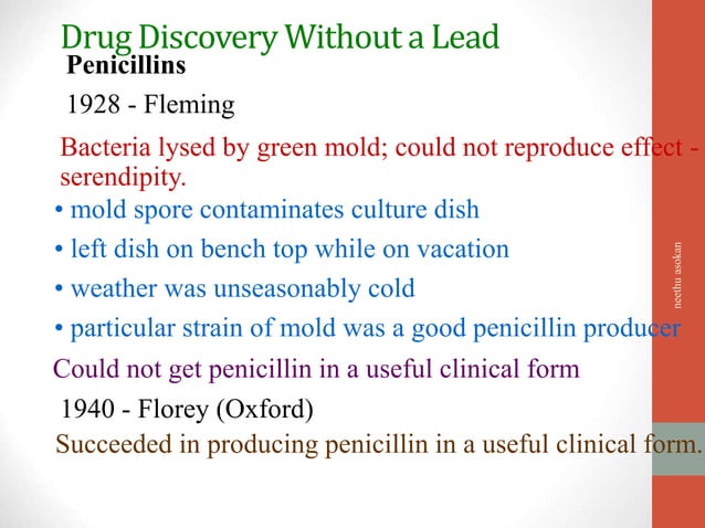 Drug design and discovery ppt | PPT