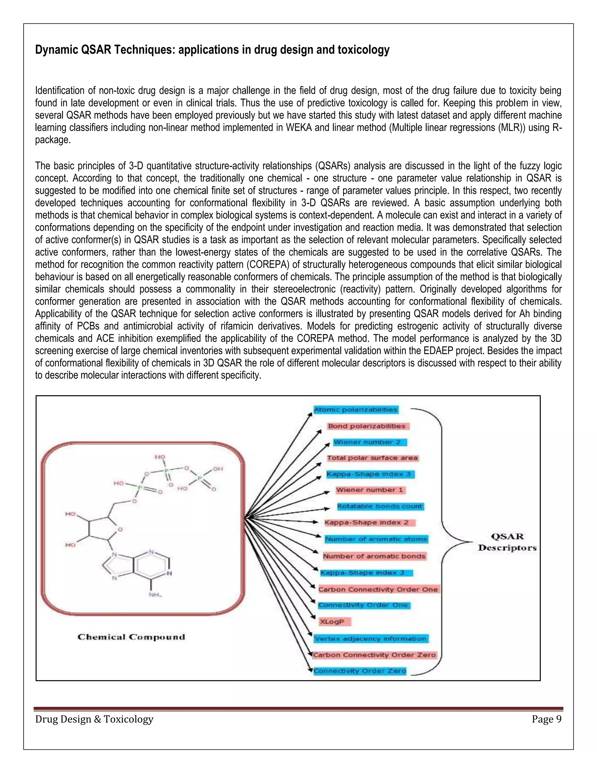 Drug design and toxicology | DOCX