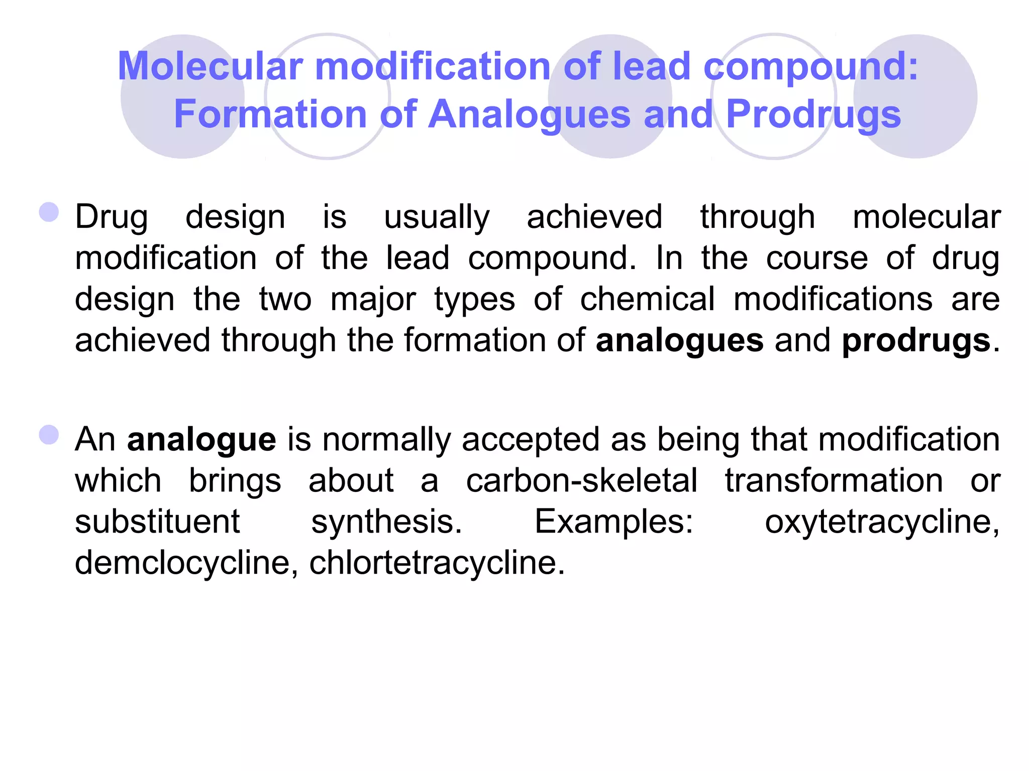 Drug design, discovery and development | PPT