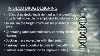 In Silico Drug Designing | PPTX