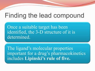 Drug designing and discovery | PPT