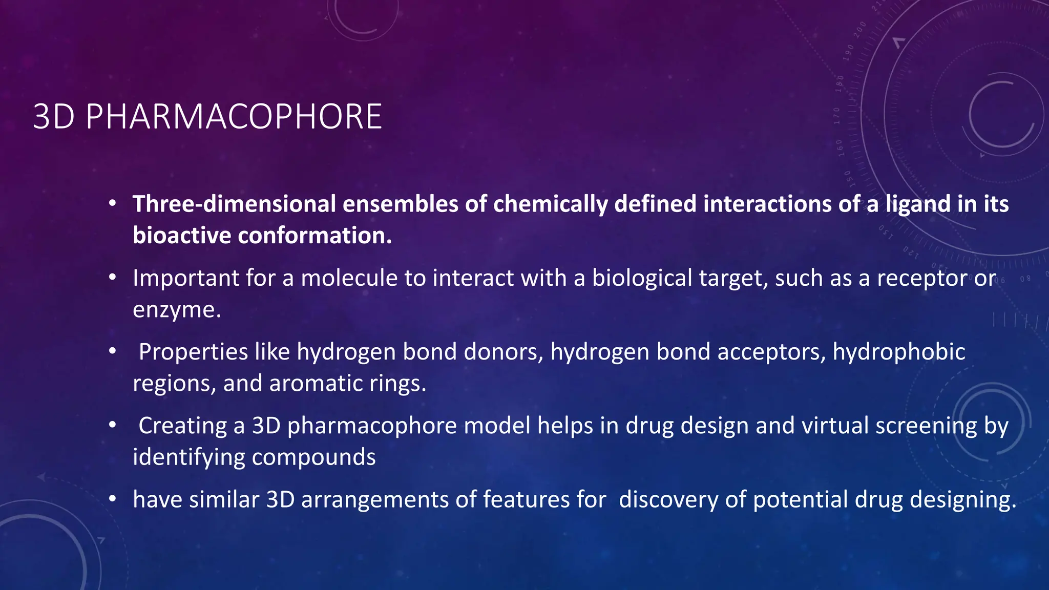 drug designing- structure based designing,3D pharmacophore ...