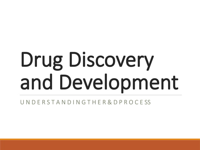 Drug Development and drug discovery detailed presentation | PPT ...