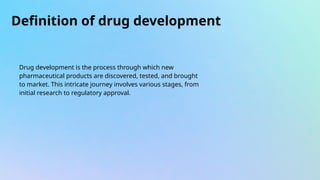 Pharmaceutical Drug Development Process. | PPTX