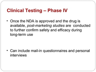 Drug development and clinical trial phases | PPT