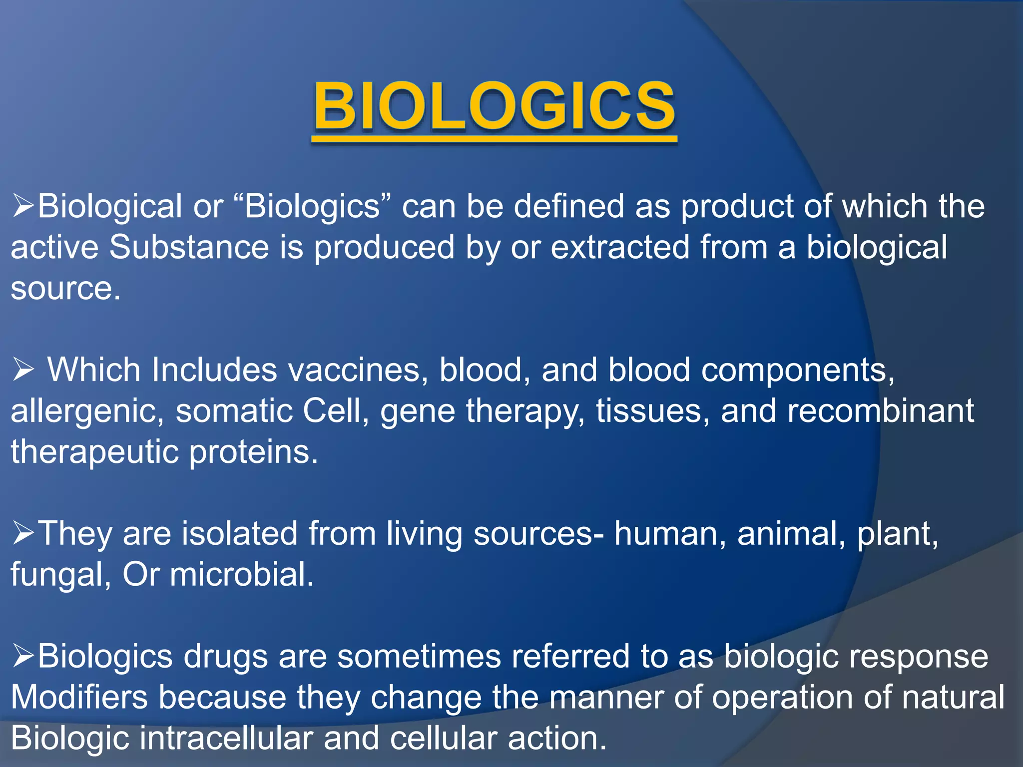 Drug development and discovery in biologics | PPTX