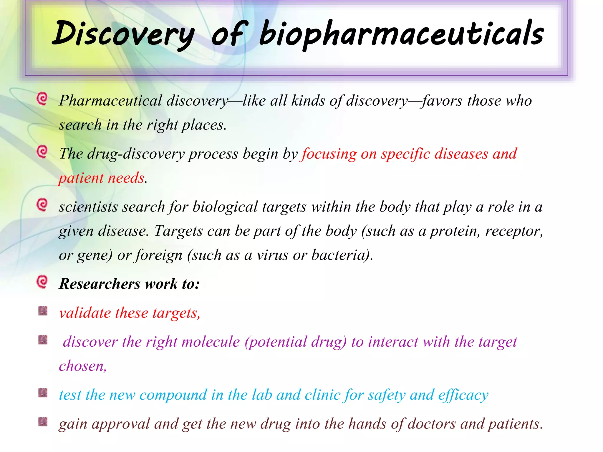 Drug development process | PPTX