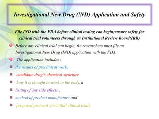 Drug development process | PPTX