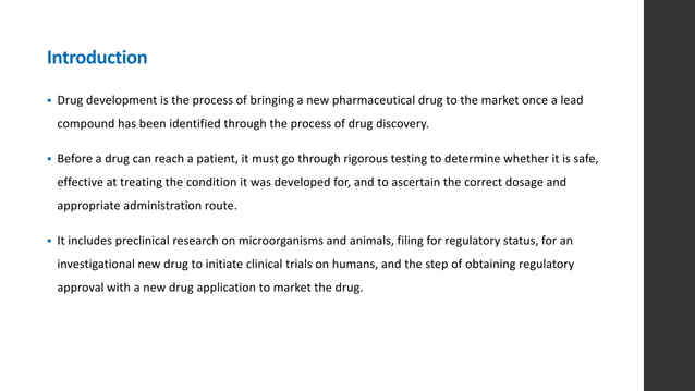 Drug Development Process | PPTX