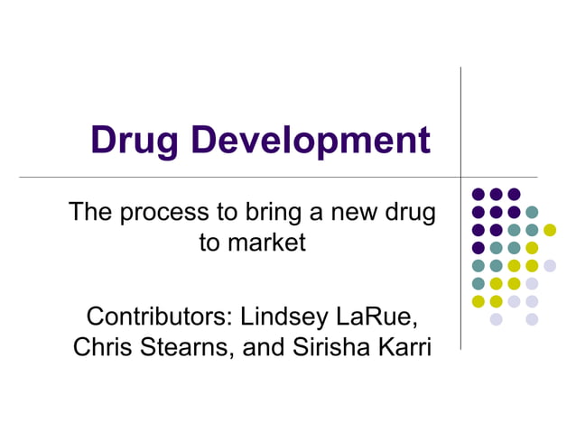 Drug Development Project Mgmt | PPT