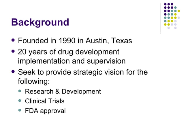 Drug Development Project Mgmt | PPT