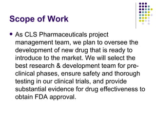 Drug Development Project Mgmt | PPT