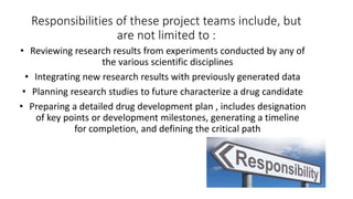 Drug development team | PPTX