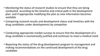 Drug development team | PPTX