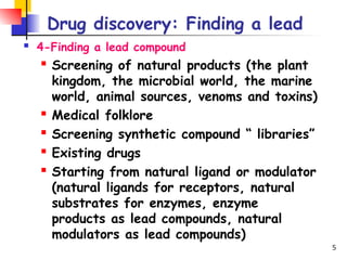 Drug Discovery Details-Finding a lead Lect.ppt