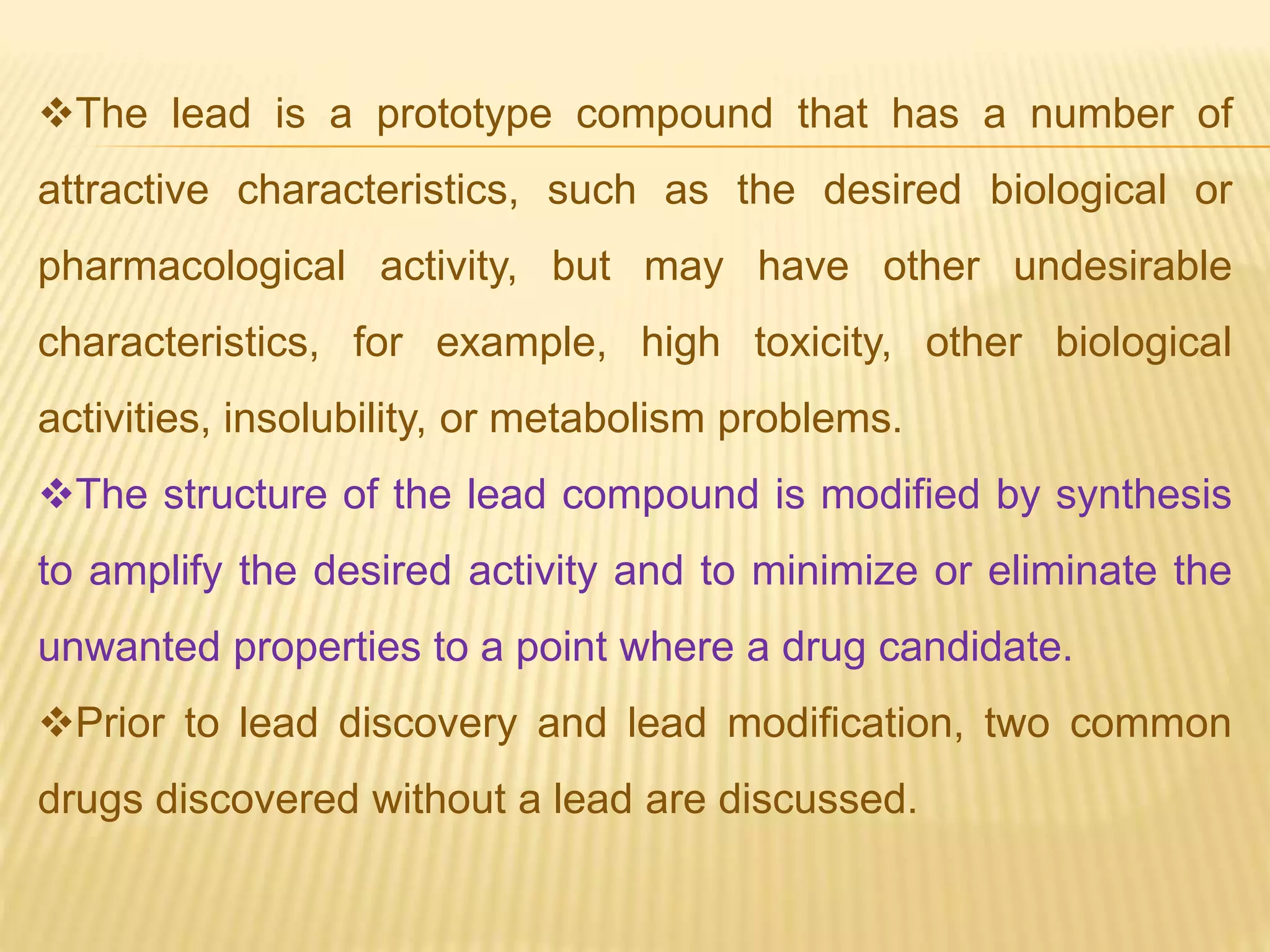 Drug discovery and design | PPTX