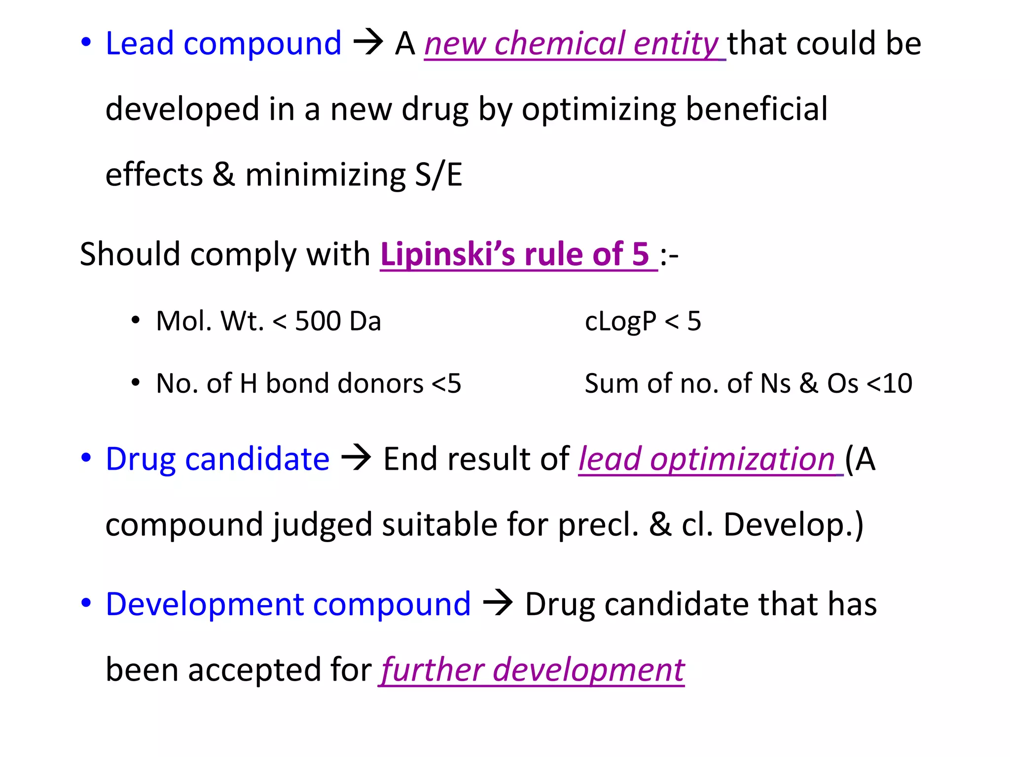 Drug discovery and development | PPTX