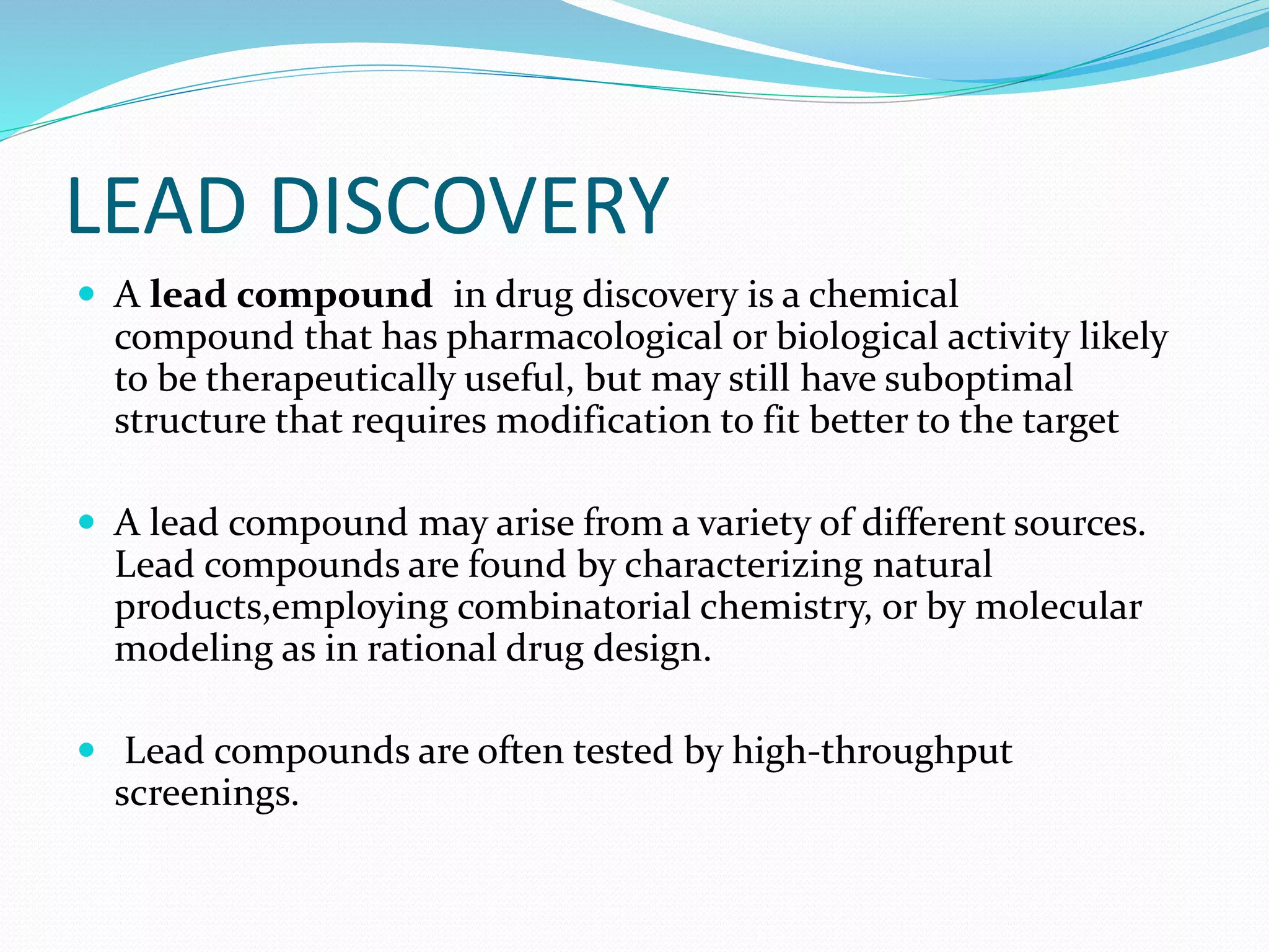 Drug discovery and development | PPTX