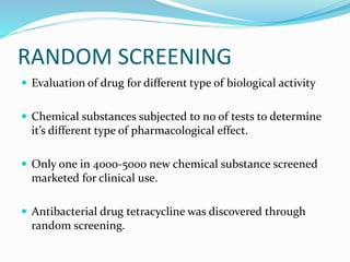 Drug discovery and development | PPTX