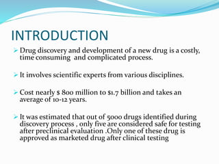 Drug discovery and development | PPTX