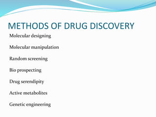 Drug discovery and development | PPTX