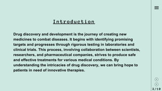 drug discovery and development phase ppt | PPT
