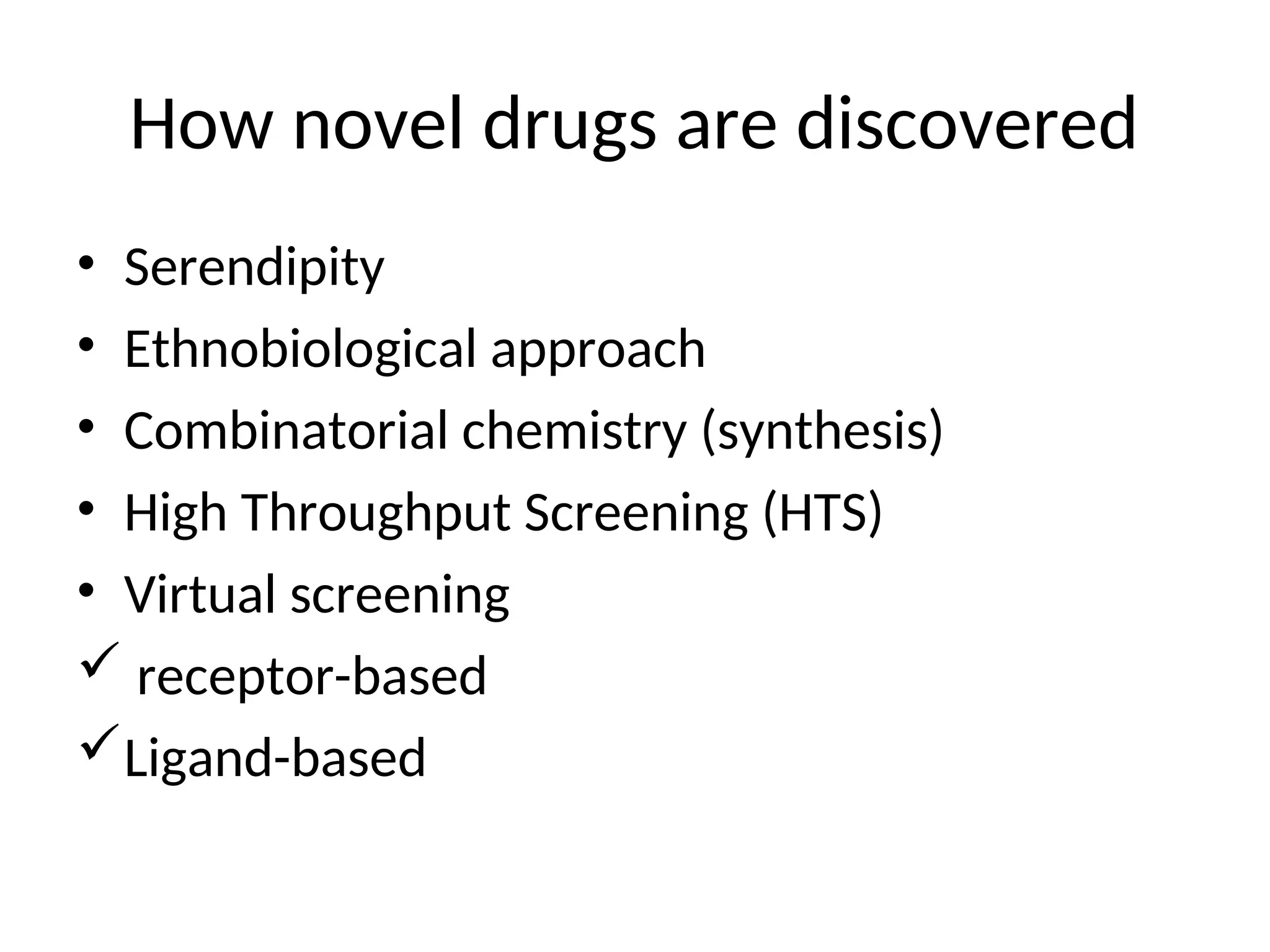 Drug discovery approaches lecture.ppt pharma | PPT