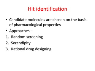 Drug discovery clinical evaluation of new drugs | PPTX