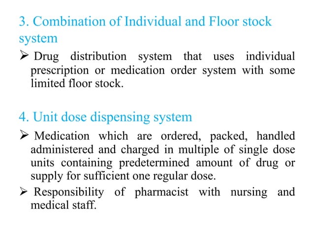 Drug Dispensing and Distribution.pptx | Substance Abuse | Diseases and ...