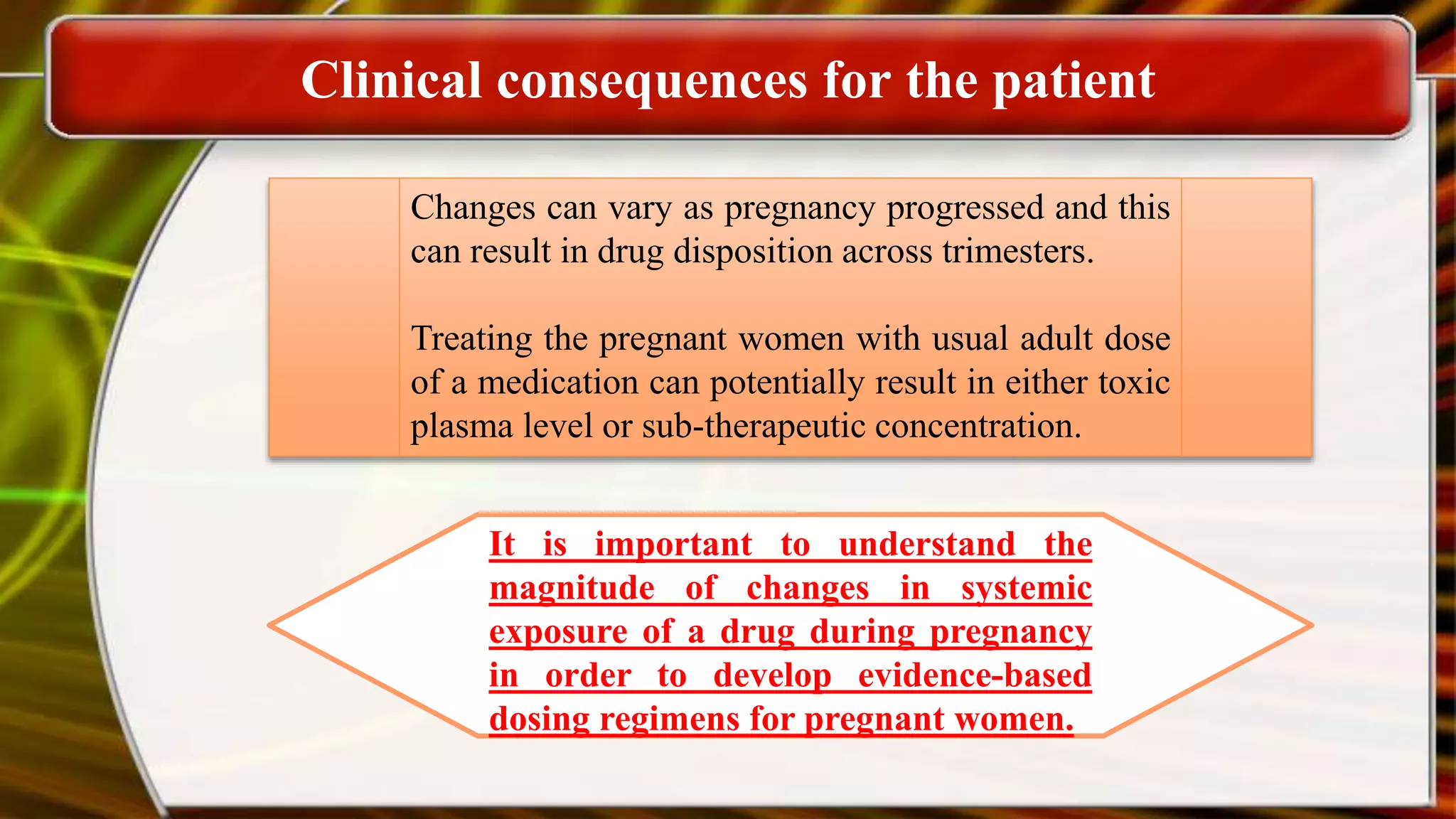 Drug disposition in pregnancy | PPT