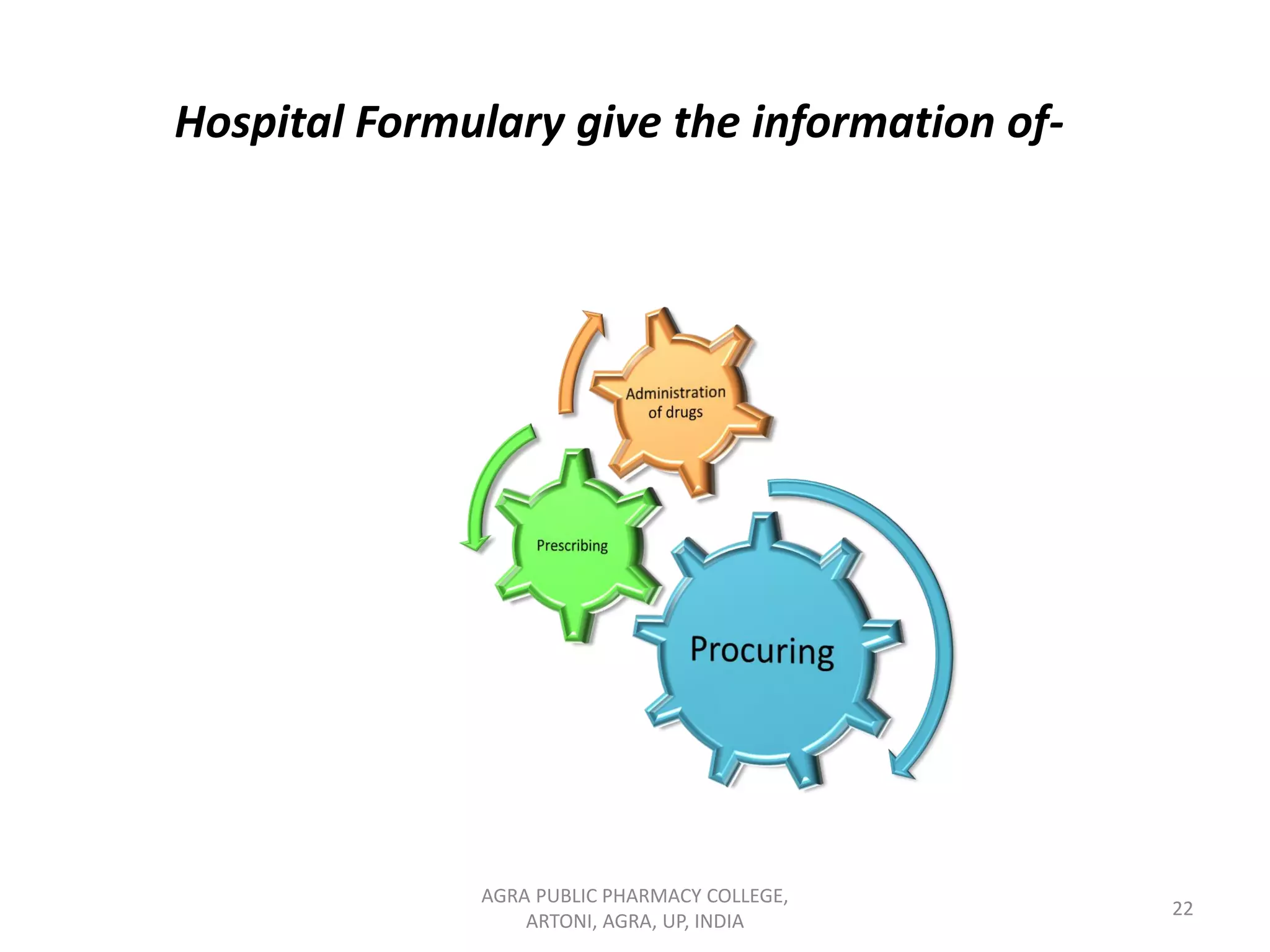 Drug Distribution system & Hospital formulary | PDF