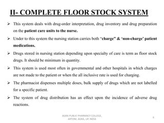 Drug Distribution system & Hospital formulary | PDF