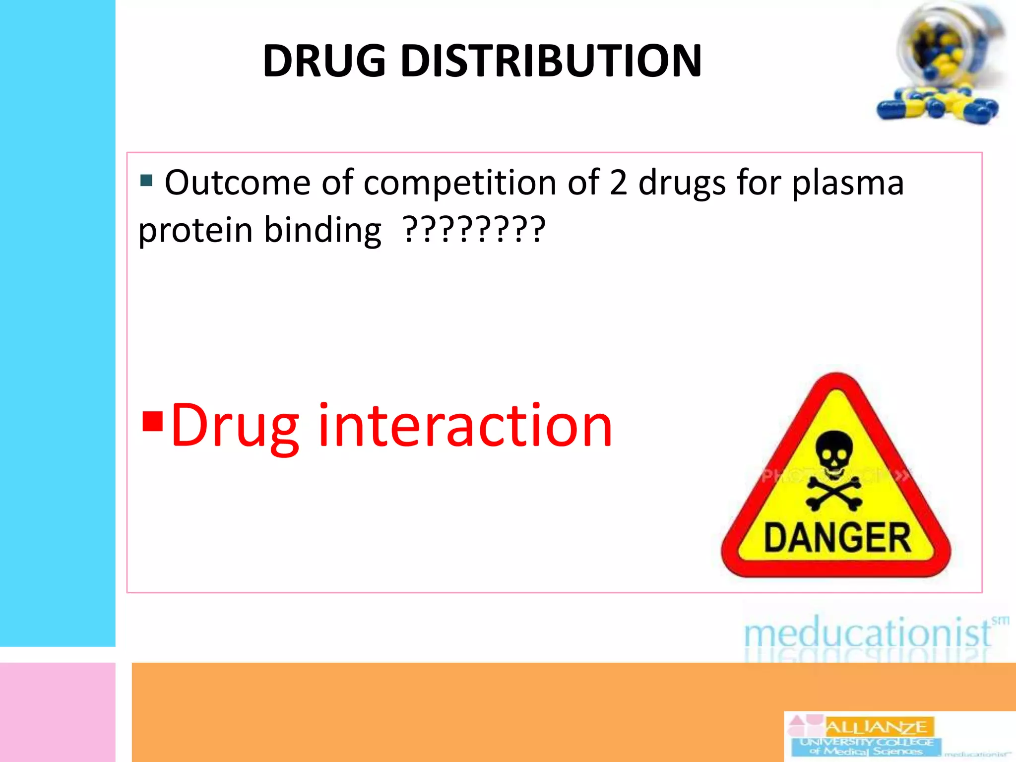 Drug distribution | PPTX