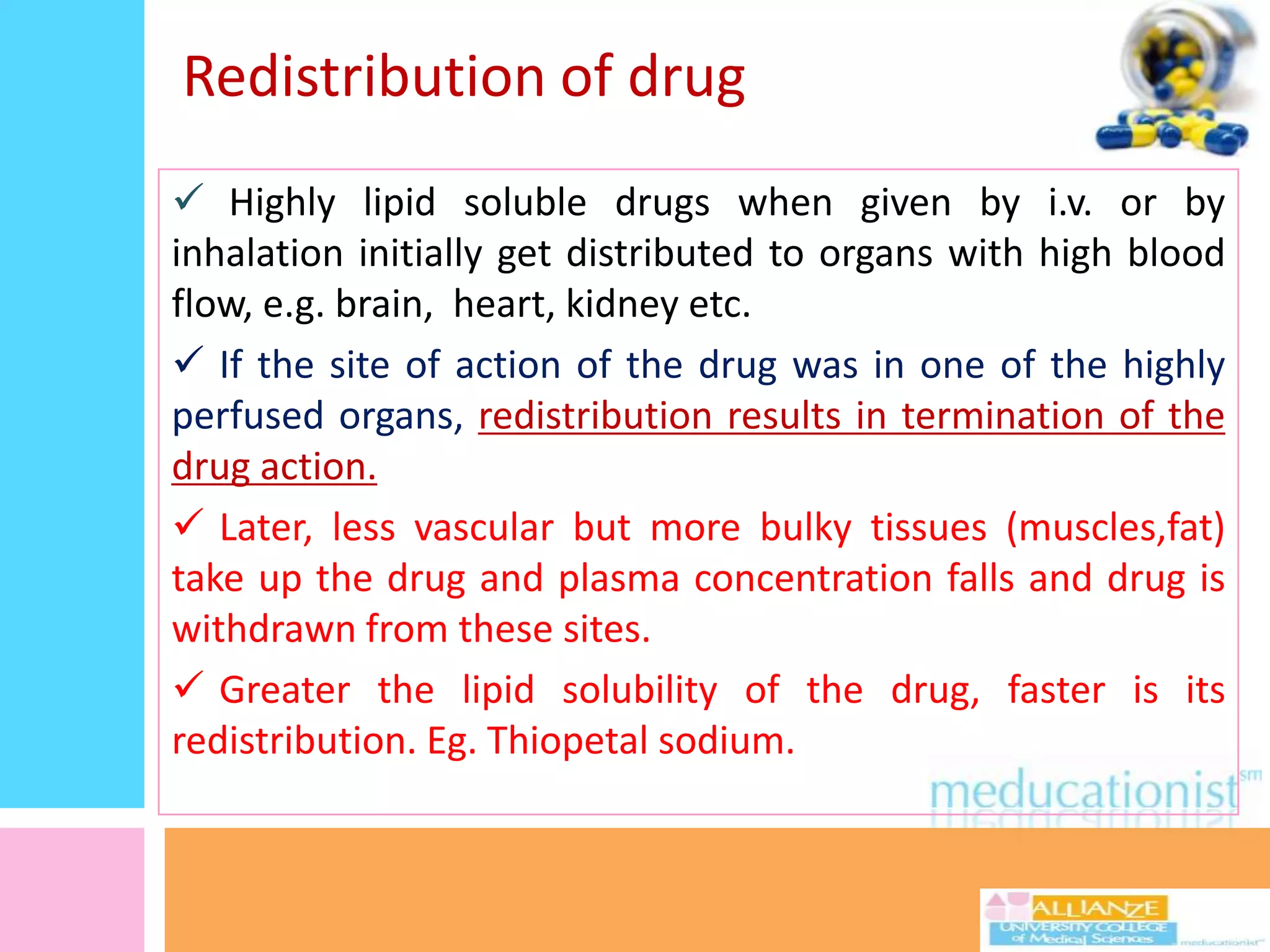Drug distribution | PPTX