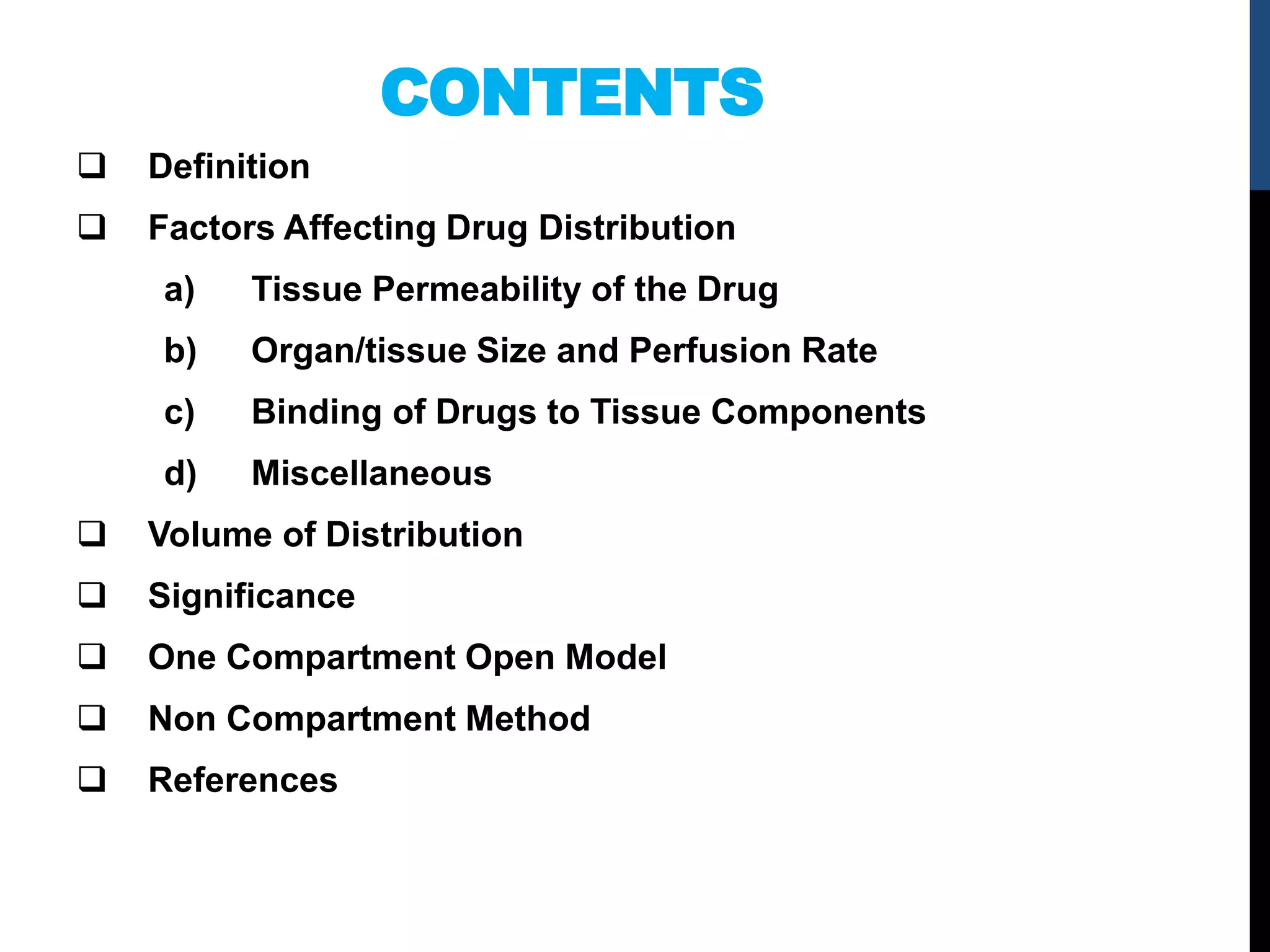 Drug distribution | PPTX
