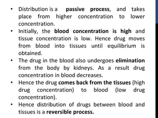distribution of drugs | PPTX