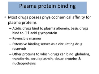 Drug distribution | PPTX