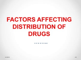 Drug Distribution.ppt