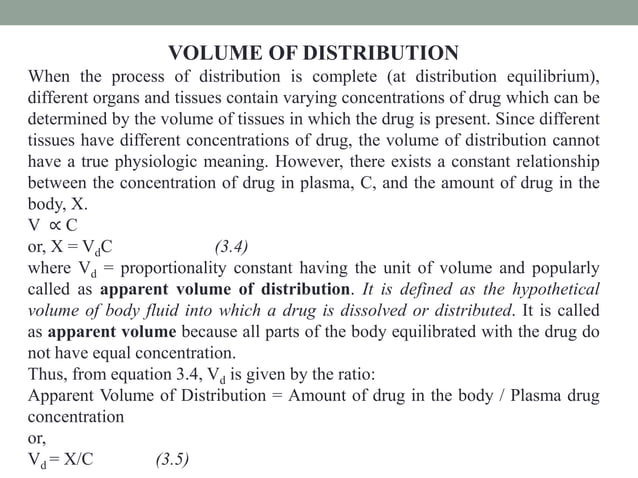 DRUG DISTRIBUTION BIOPHARMACEUTICS AND PHARMACOKINETICS | PPTX ...