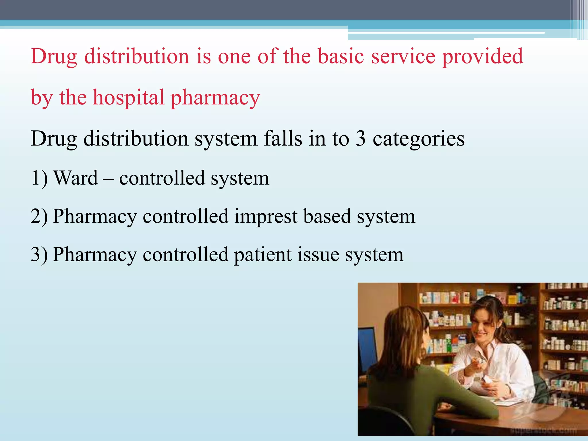 Drug Distribution Methods | PPTX