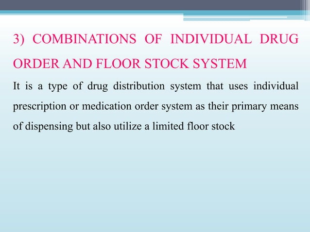 Drug Distribution Methods | PPTX