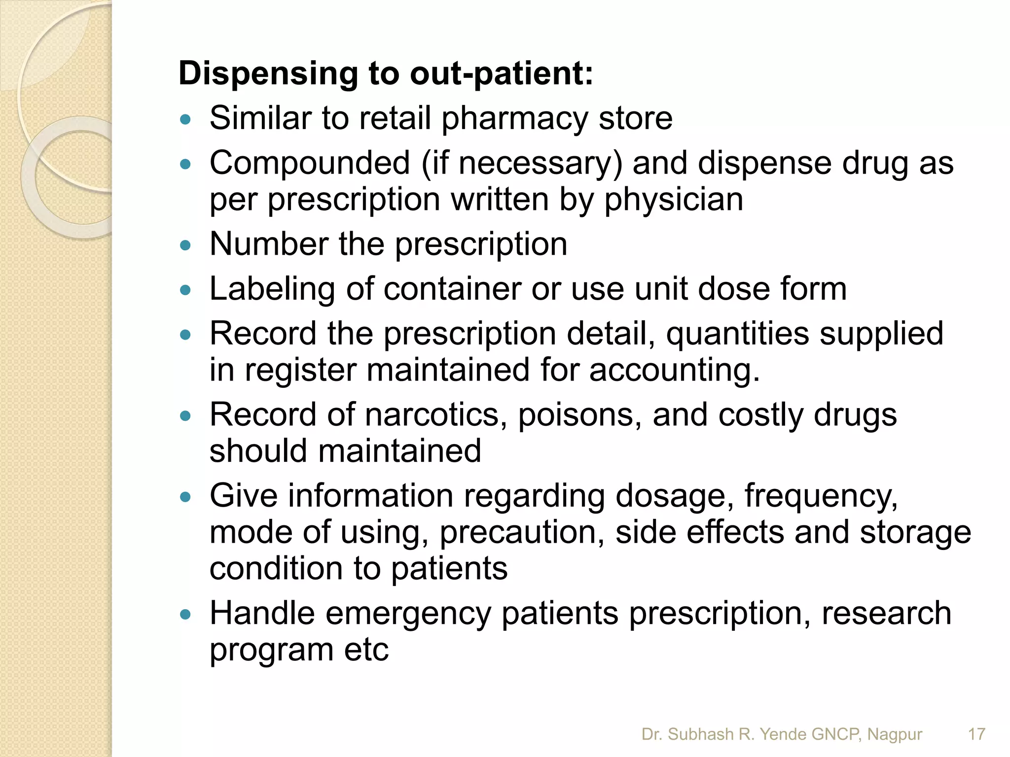 Drug distribution system in Hospital | PPTX | Pharmaceutical Industry ...