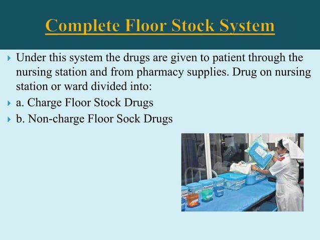Drug distribution system in Hospital Pharmacy | PPTX | Pharmaceutical ...