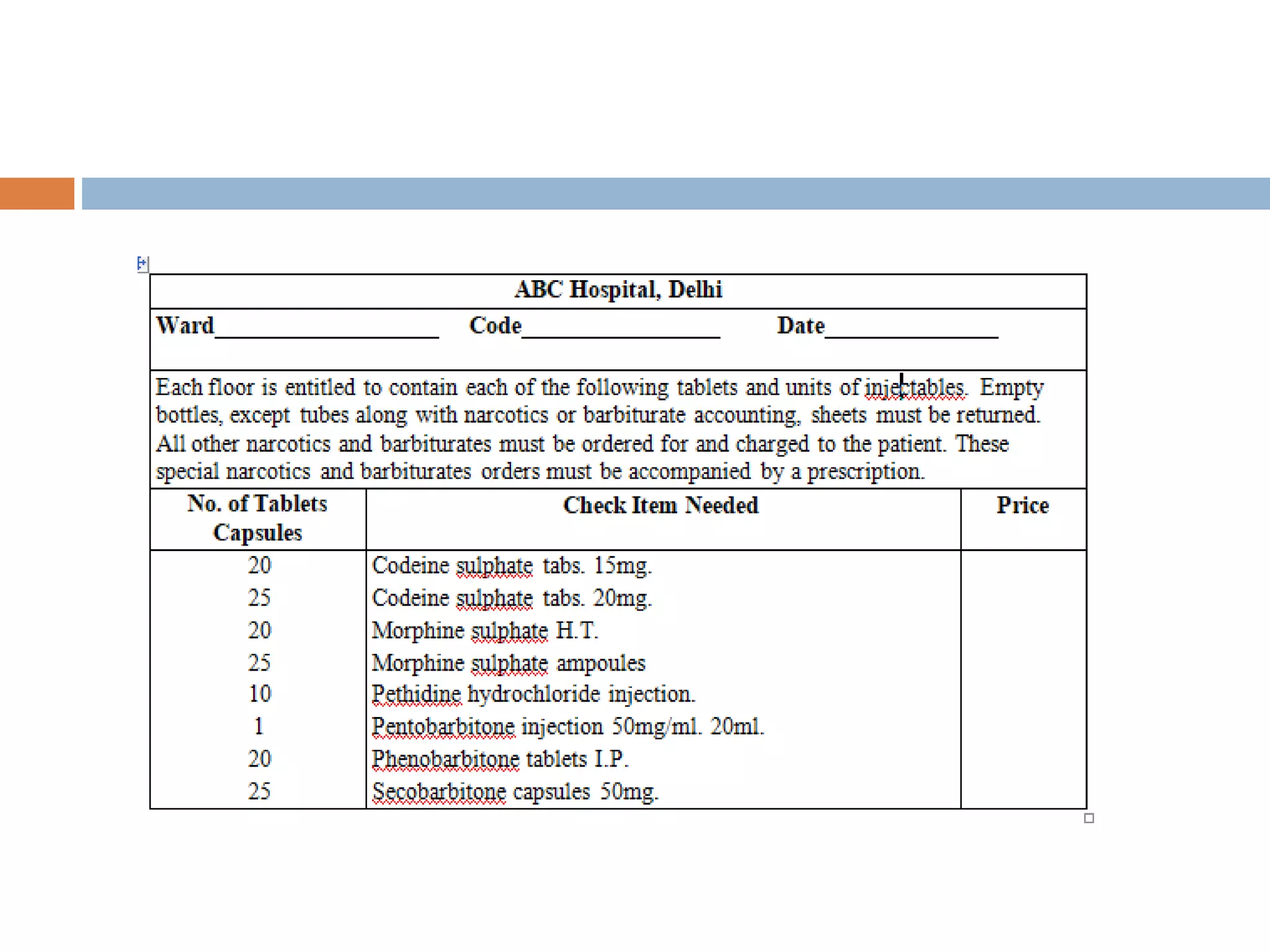 Drug distribution system in a hospital.pptx