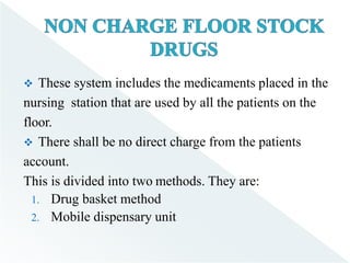 Drug distribution system in hospital | PPTX