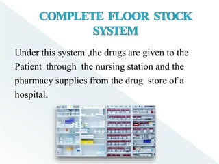 Drug distribution system in hospital | PPTX