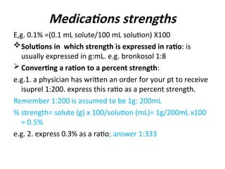 drug dosage calculation for therapeutic benefits | PPT